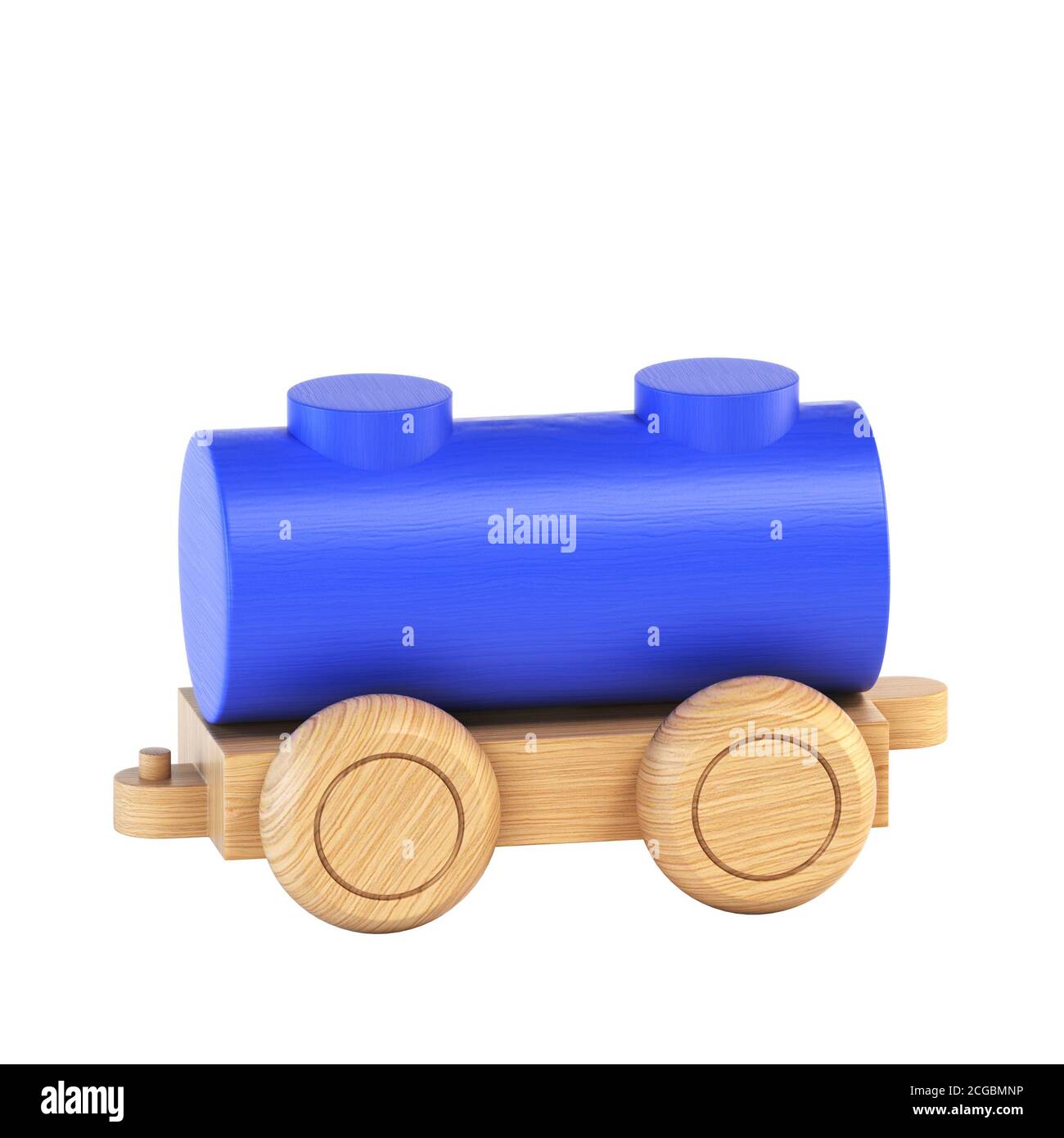 Railroad car, railcar, wagon, carriage 3d rendering, part of train font ...