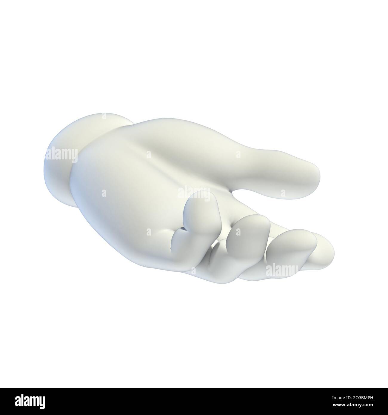 Cartoon hands set - taking or giving hand gesture 3d rendering Stock ...
