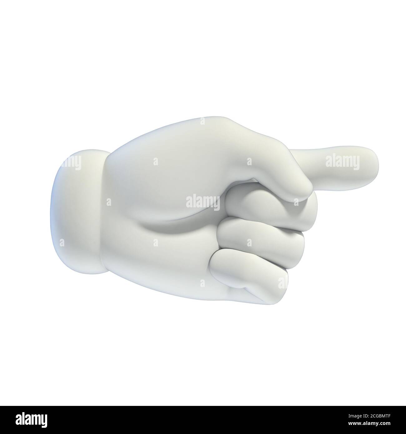 Hand cursor pointer 3d rendering hi-res stock photography and images ...