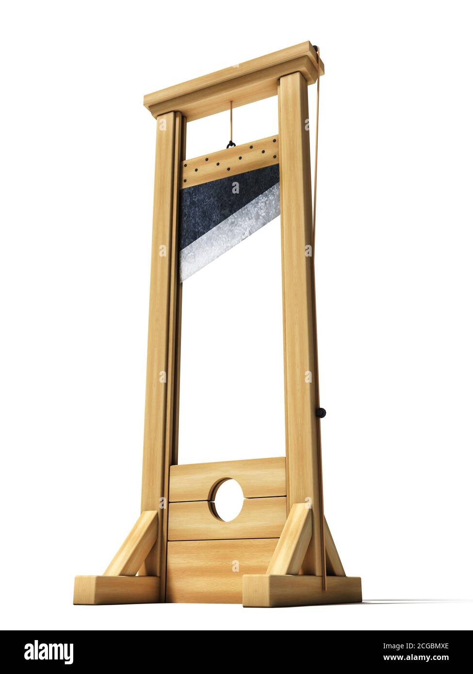 Guillotine Execution Cut Out Stock Images & Pictures - Alamy