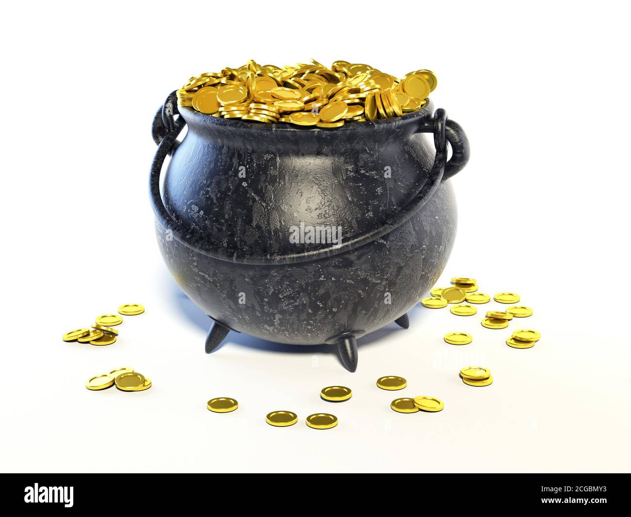 Cauldron coins hi-res stock photography and images - Alamy
