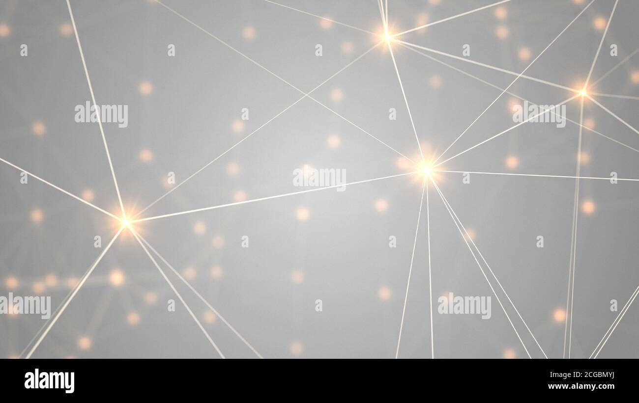 illustration with twinkling connected golden stars abstract wallpaper ...