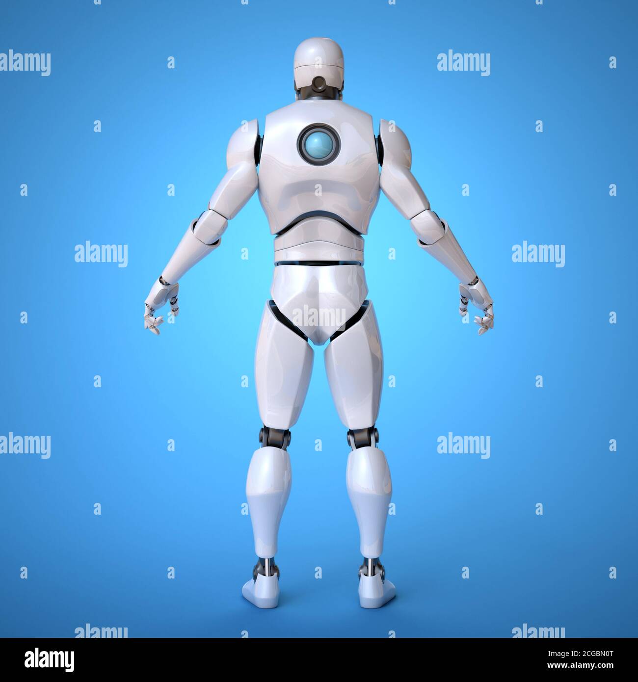 Robots futuristic design concept 3d rendering Stock Photo - Alamy
