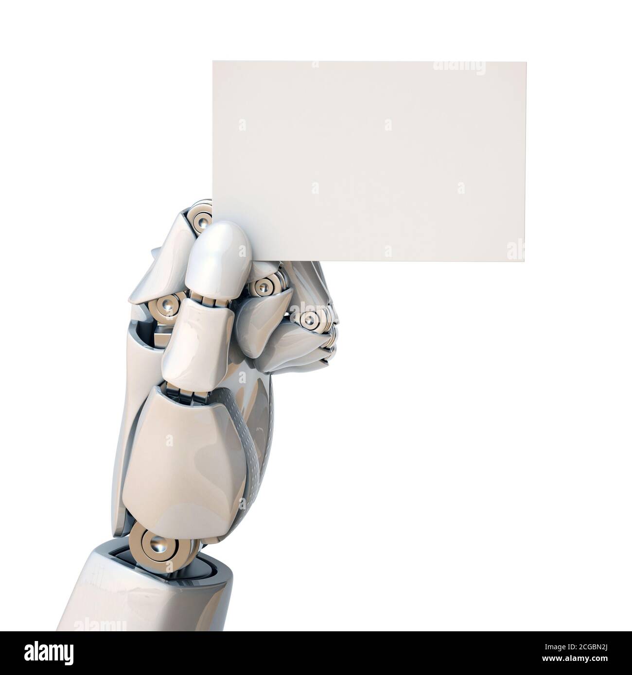 Holding robot arm Cut Out Stock Images & Pictures - Alamy