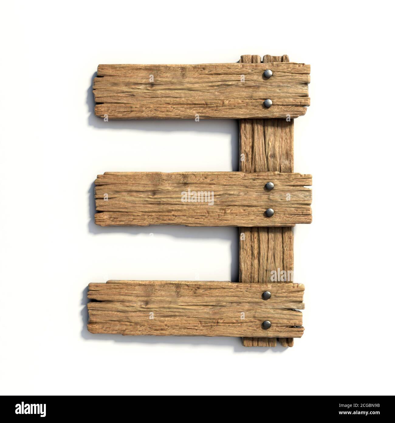 Wood font, plank font number 3 Stock Photo - Alamy