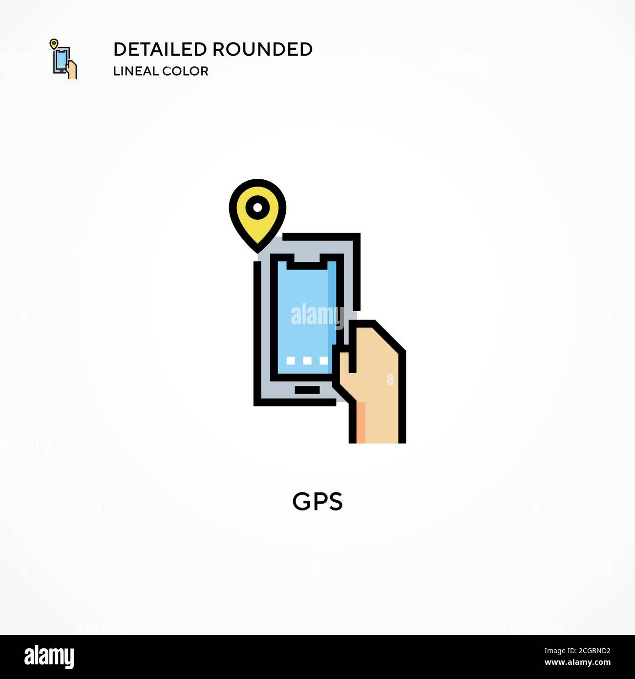 Gps vector icon. Modern vector illustration concepts. Easy to edit and ...