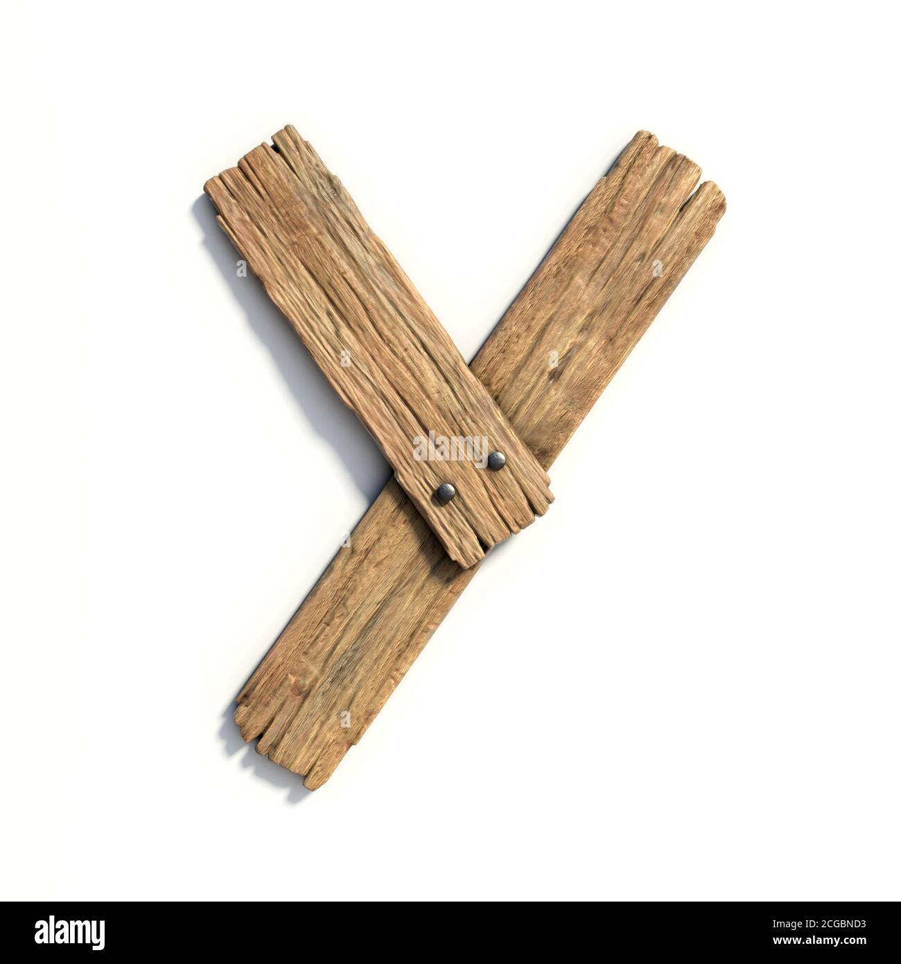 Wood font, plank font letter Y Stock Photo - Alamy