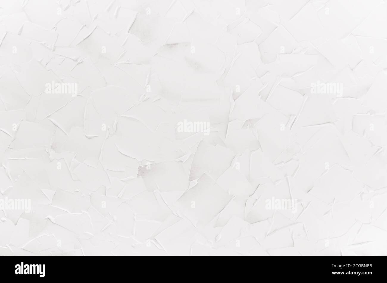 Simple white plaster texture with waves and smears as modern soft light ...