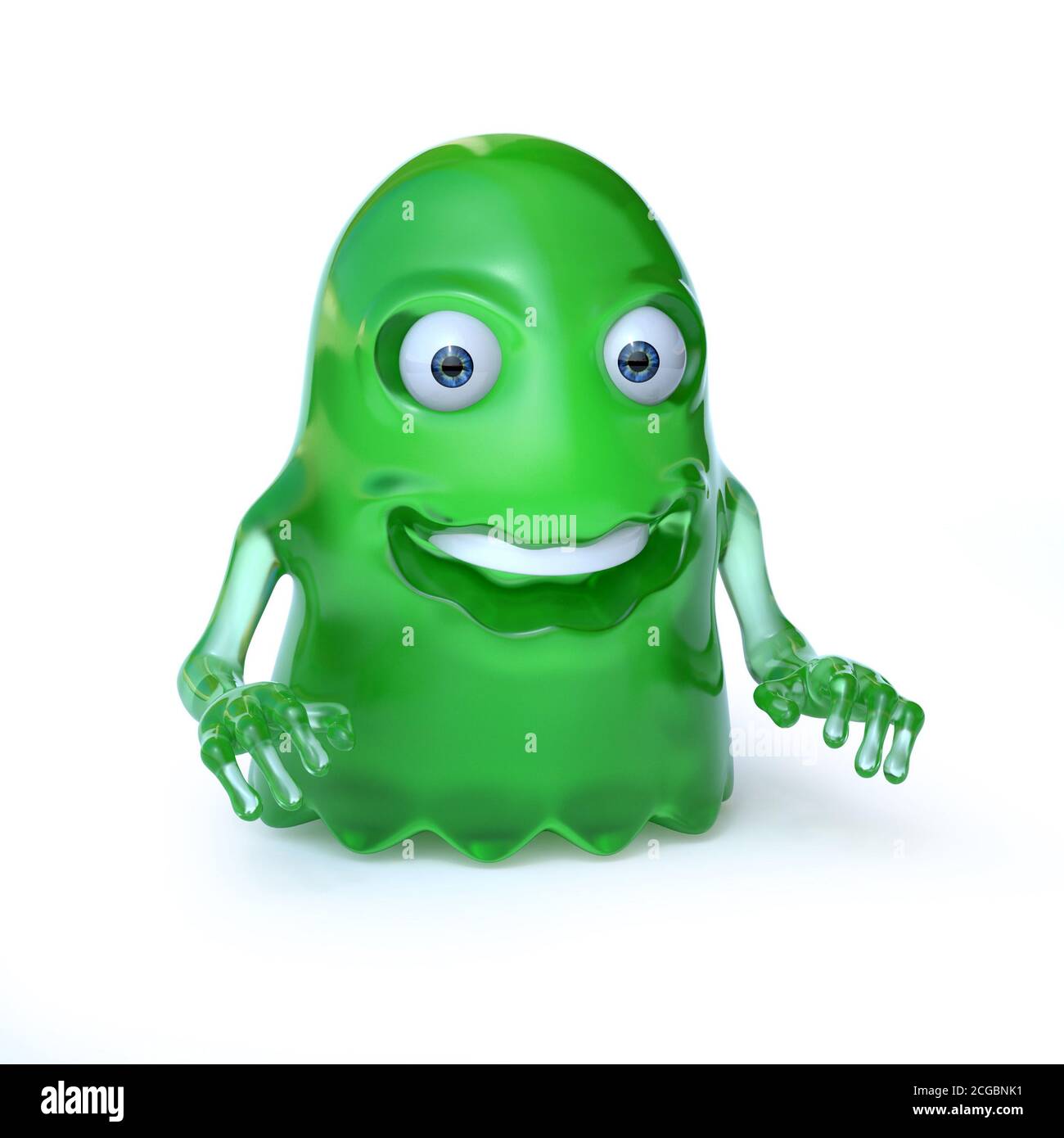 Cartoon ugly green monster face hi-res stock photography and images - Alamy
