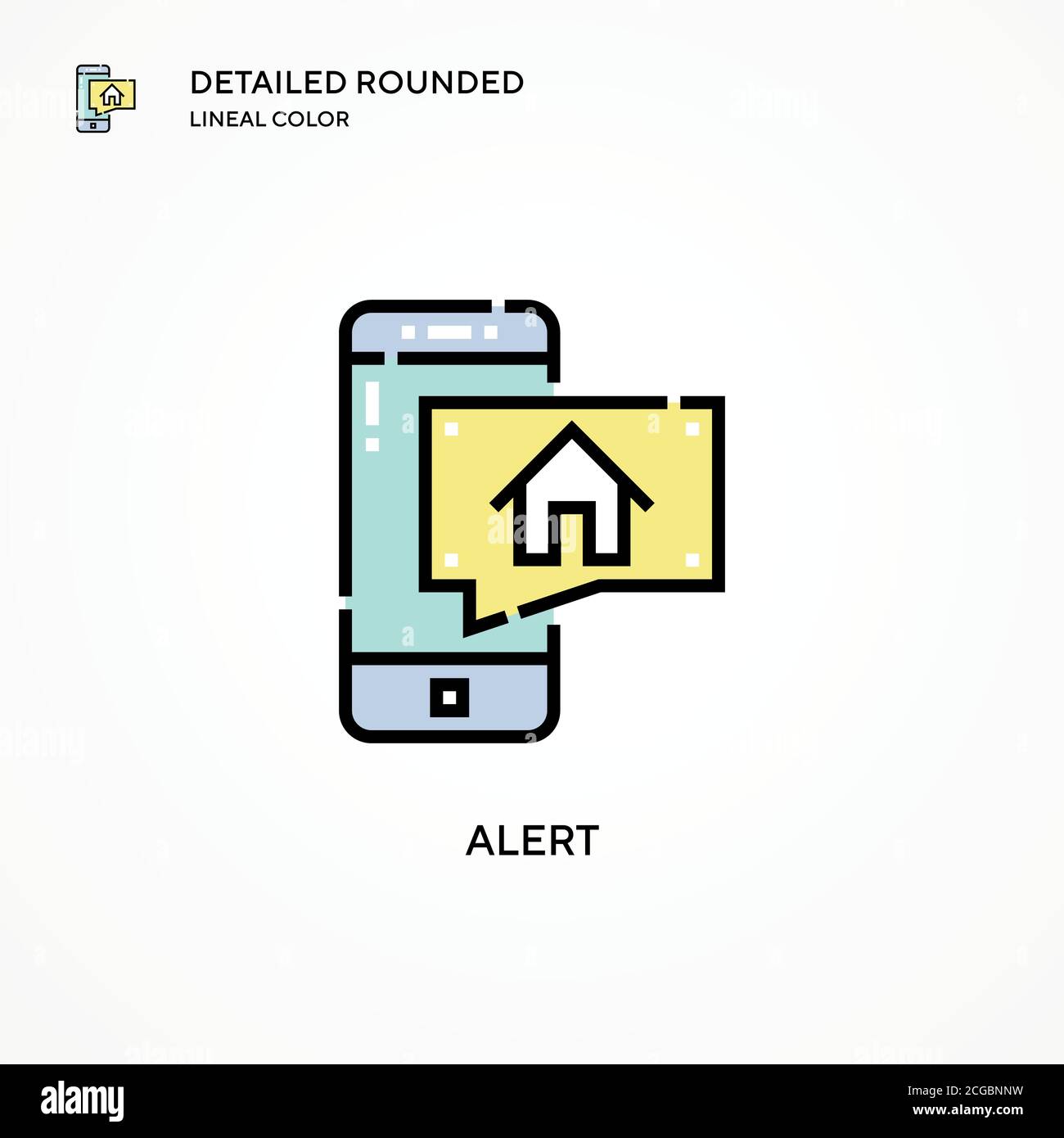 Alert vector icon. Modern vector illustration concepts. Easy to edit ...