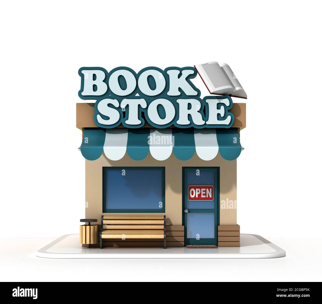 Cartoon school building illustration Cut Out Stock Images & Pictures ...