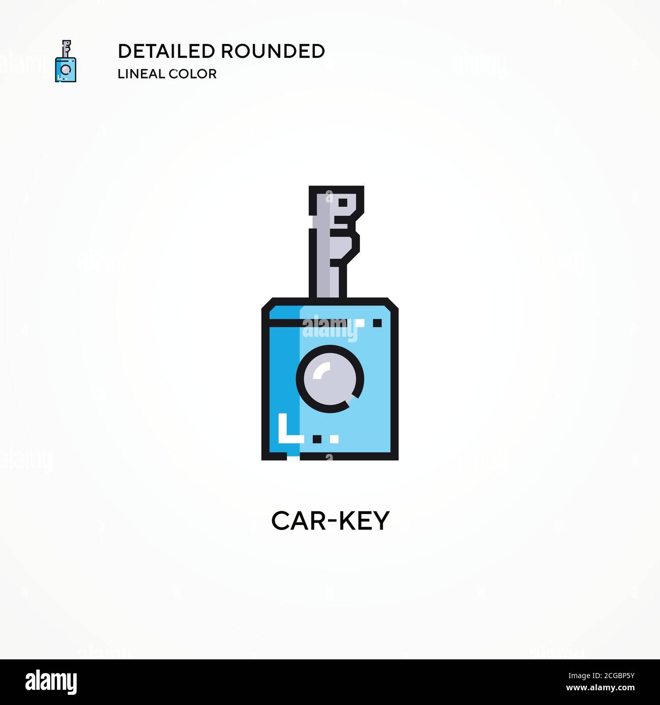 Car-key vector icon. Modern vector illustration concepts. Easy to edit ...
