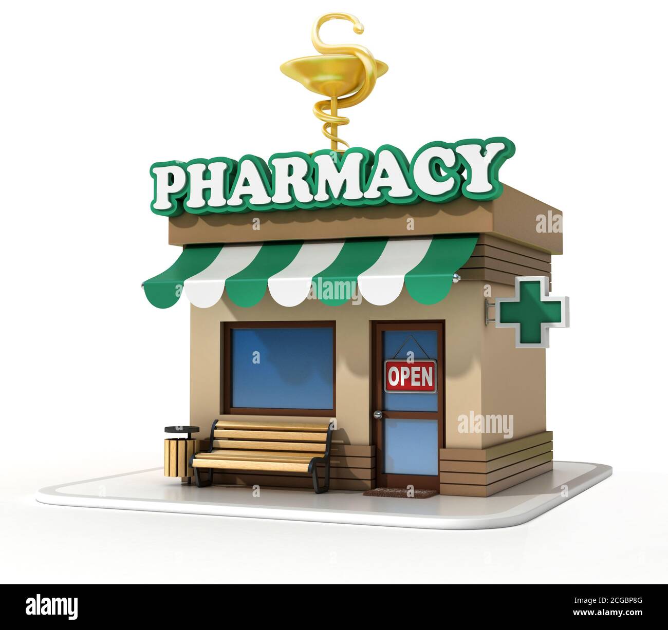 Medical building rendering hi-res stock photography and images - Alamy