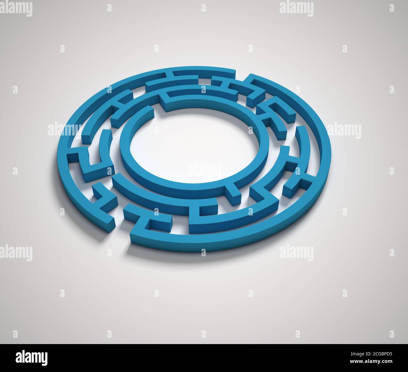 Maze font 3d rendering letter O Stock Photo - Alamy