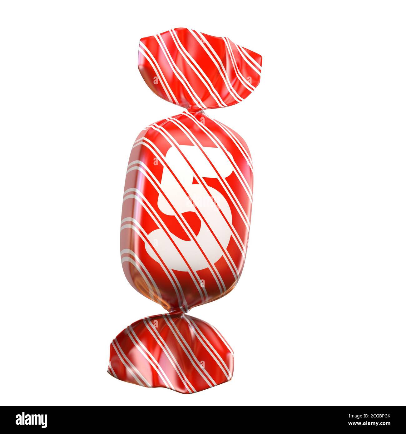 Candy 3d font number 5 Stock Photo - Alamy