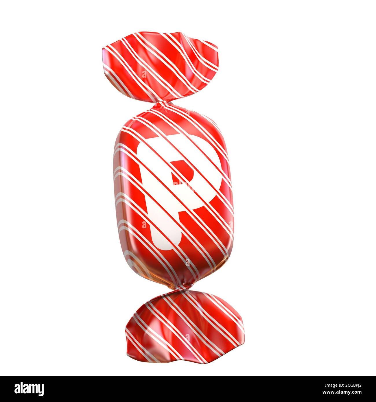 Candy 3d font letter P Stock Photo - Alamy