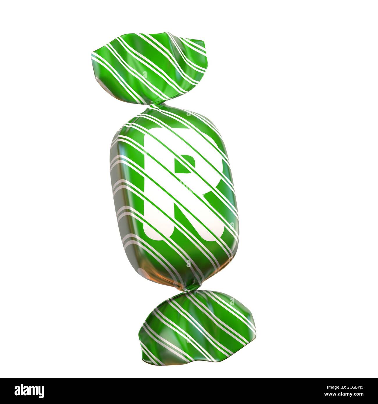 Candy 3d font letter R Stock Photo - Alamy