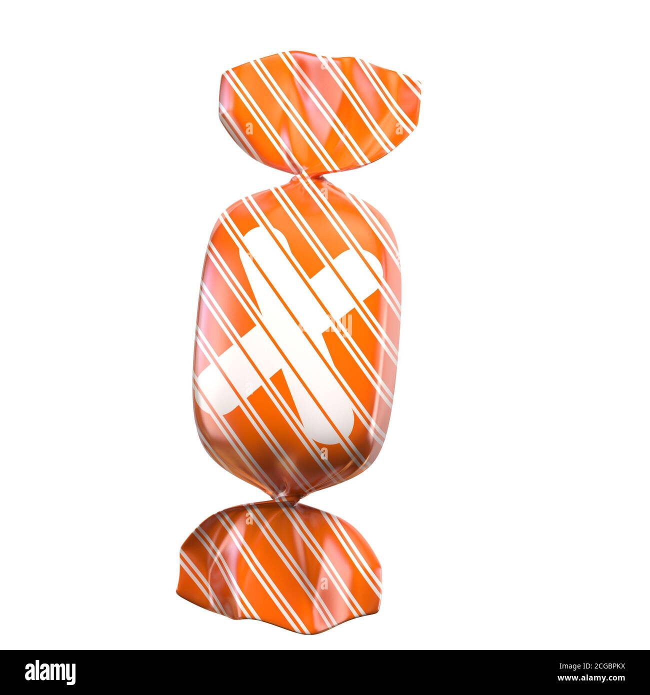 Candy 3d font letter X Stock Photo - Alamy