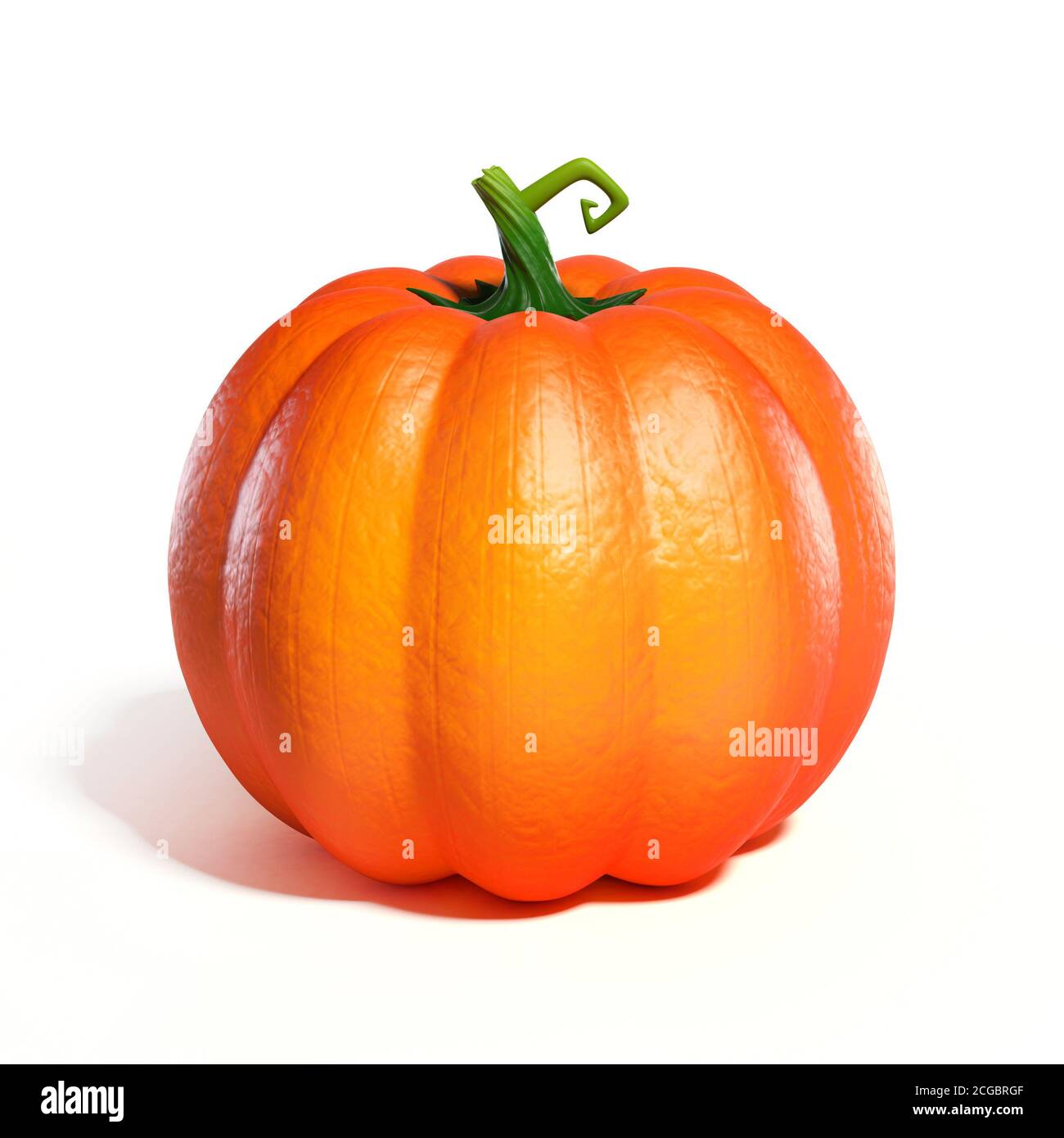 Pumpkin 3d rendering Stock Photo - Alamy