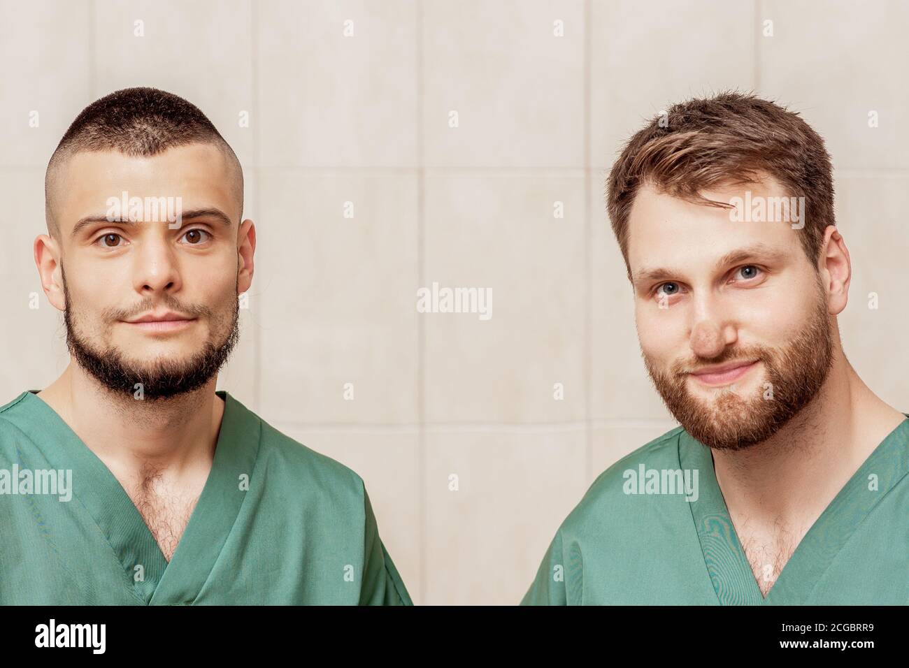 Two men portrait therapy hi-res stock photography and images - Alamy