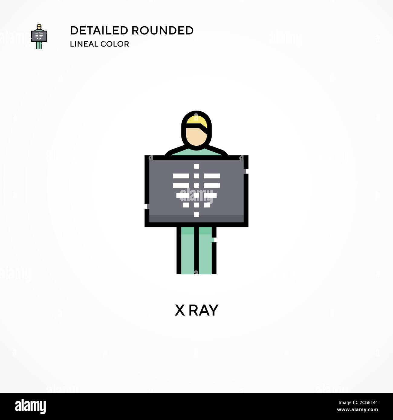 X ray vector icon. Modern vector illustration concepts. Easy to edit ...