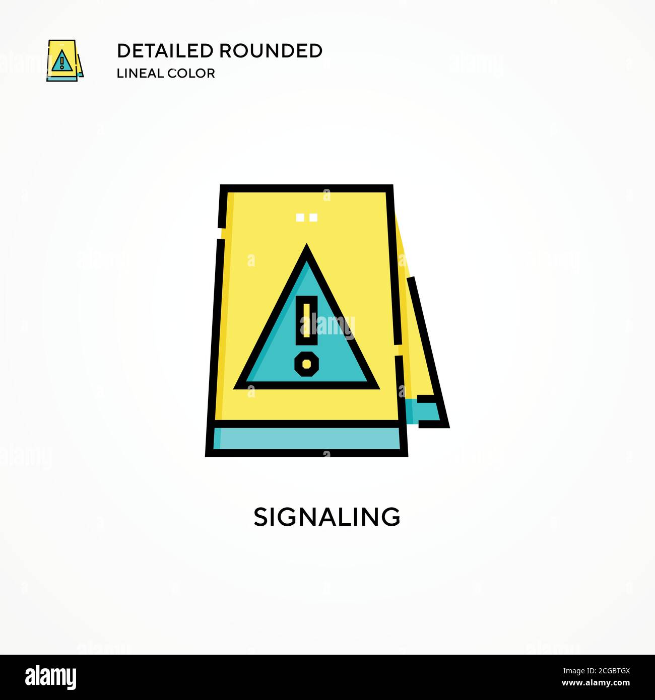 Signaling vector icon. Modern vector illustration concepts. Easy to ...
