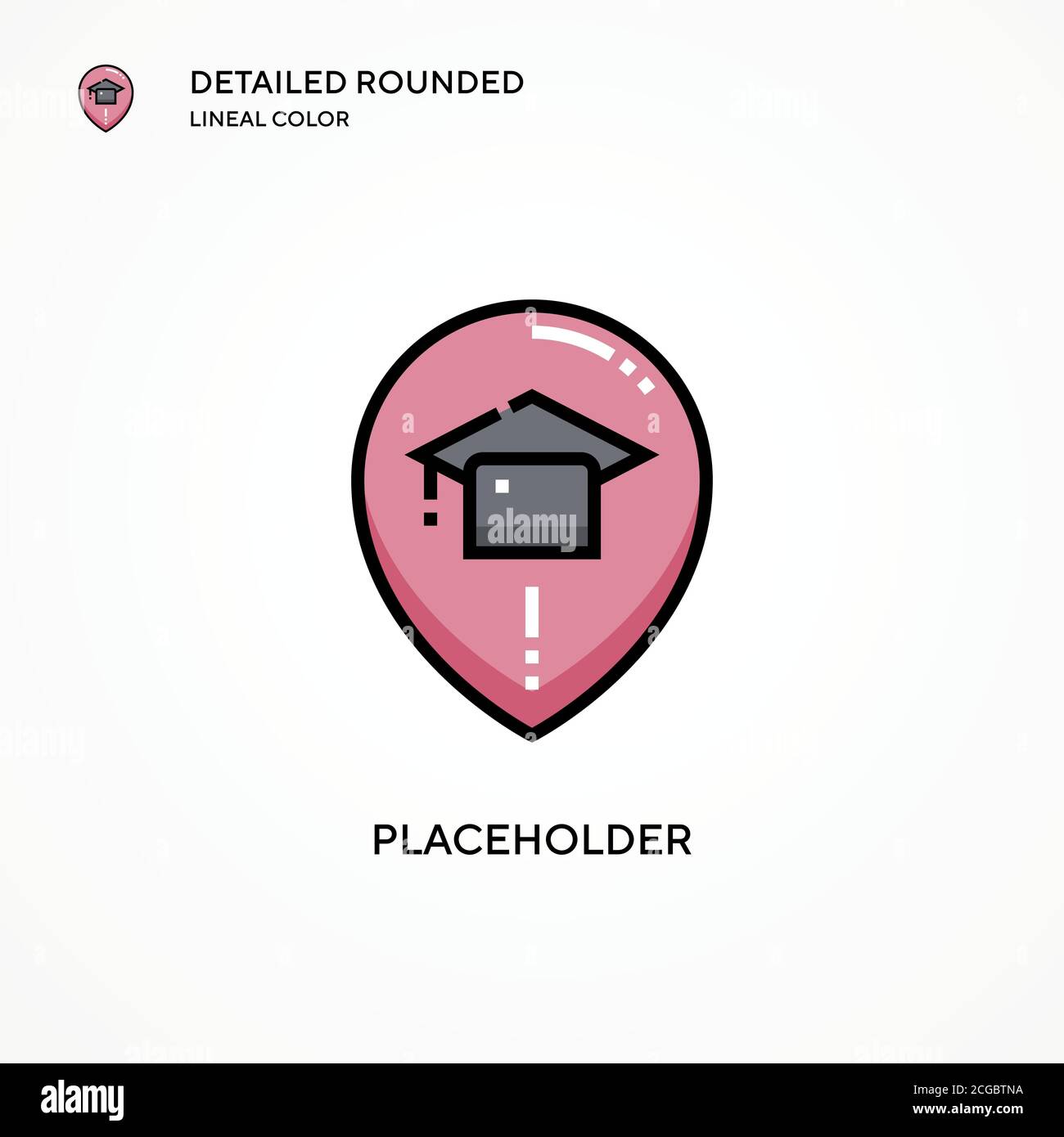 Placeholder vector icon. Modern vector illustration concepts. Easy to ...