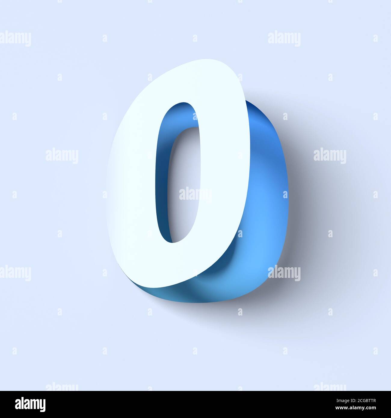 Cut out paper font letter B Stock Photo - Alamy