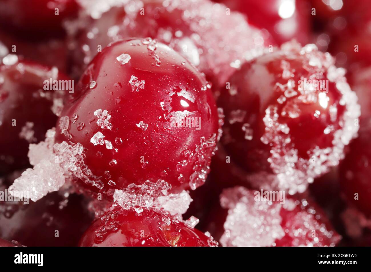 Preparing organic cherry jam. Sweet homemade black cherry jam Stock ...