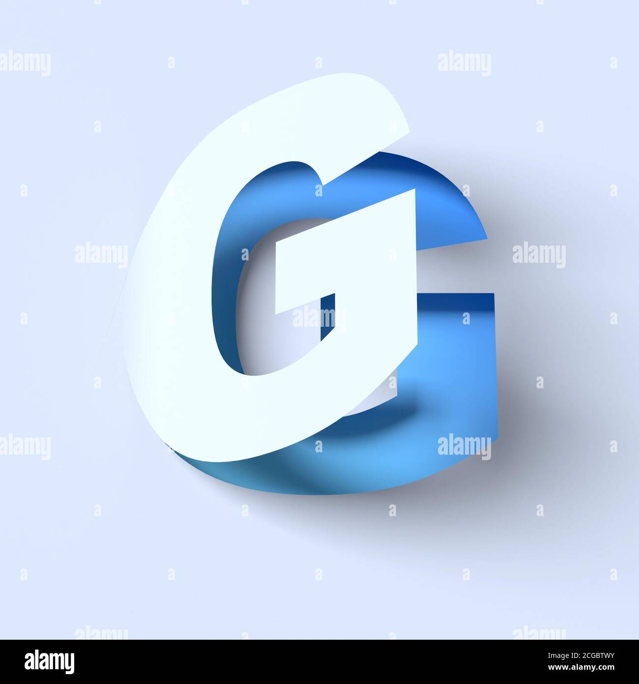 Paper cut out font letter g hi-res stock photography and images - Alamy