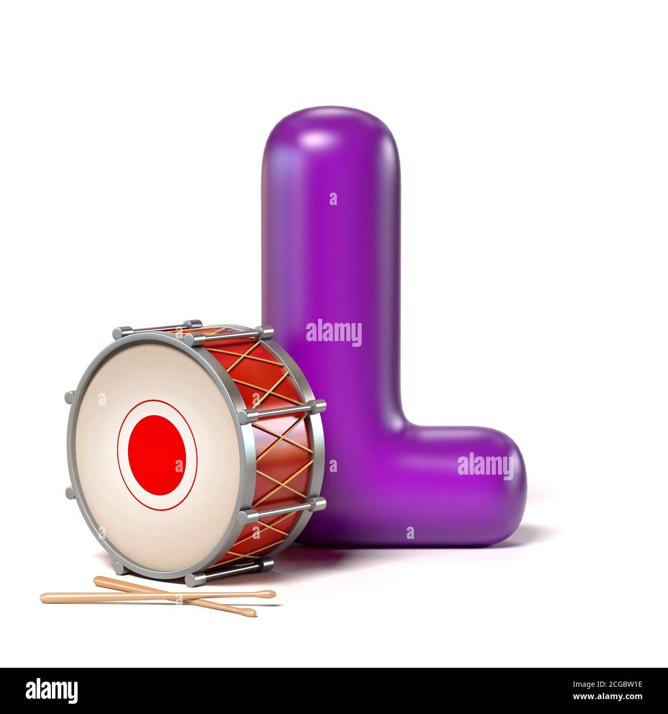 Letter l 3d hi-res stock photography and images - Alamy