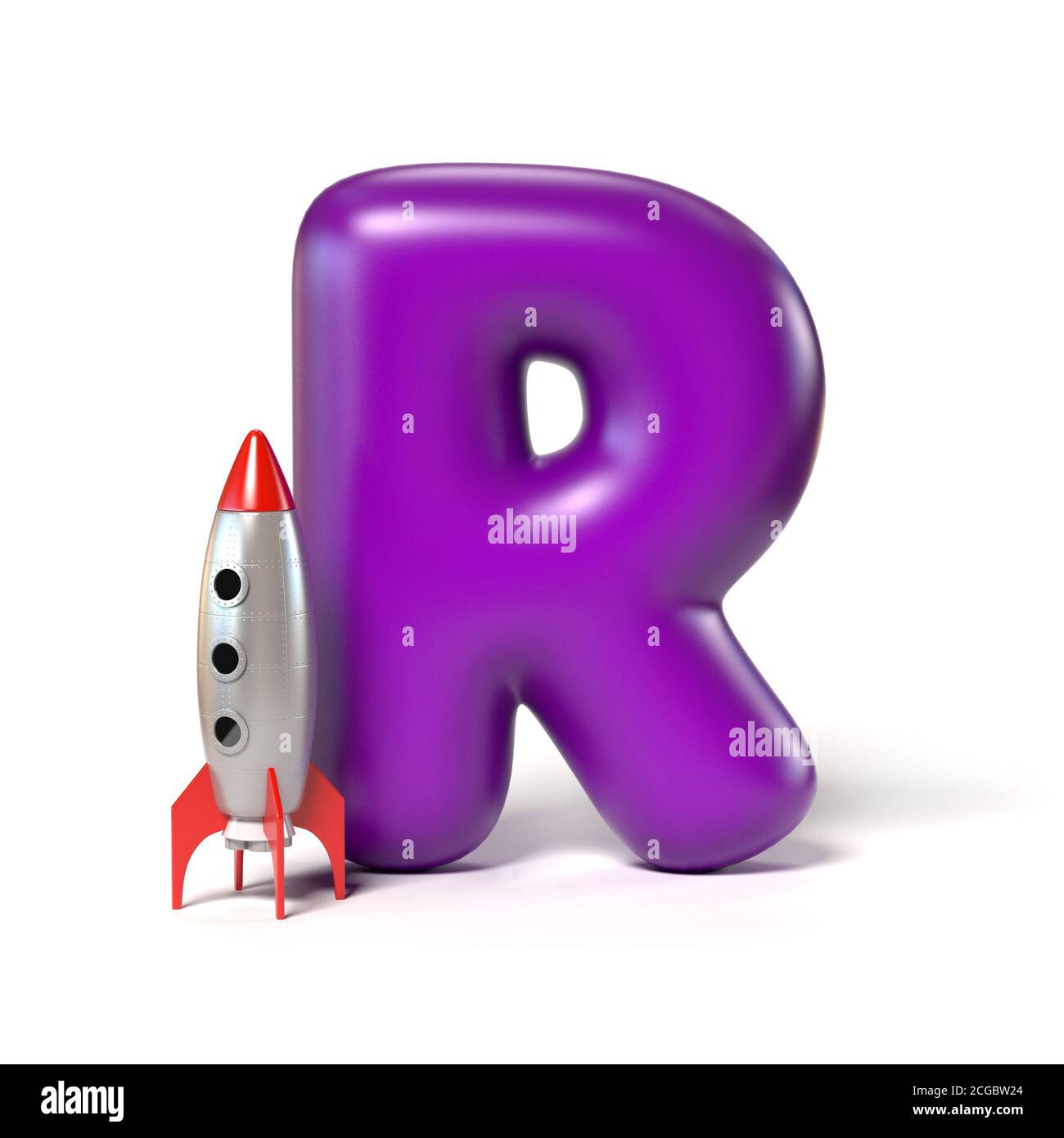 Letter r 3d hi-res stock photography and images - Alamy