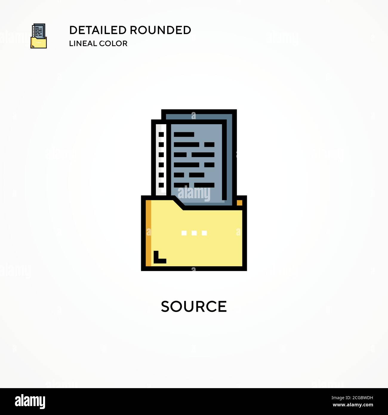 Source vector icon. Modern vector illustration concepts. Easy to edit ...