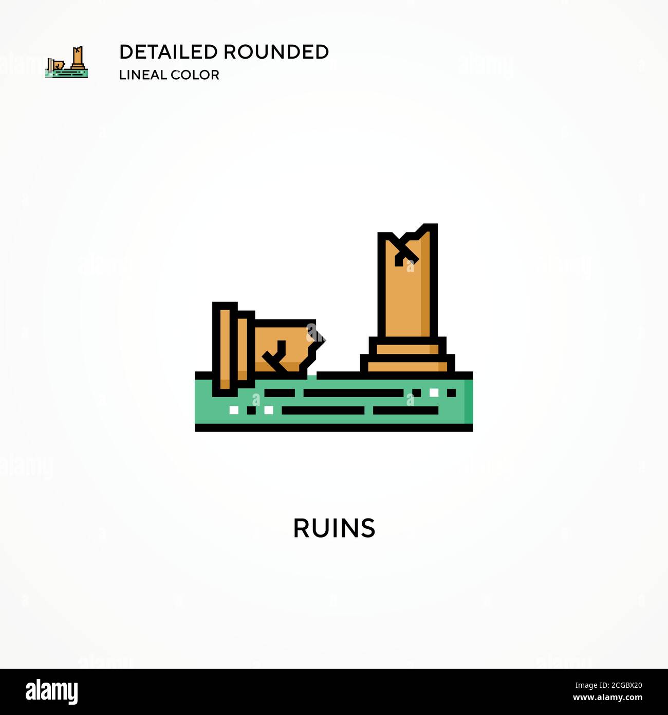 Ruins Vector Vectors High Resolution Stock Photography and Images - Alamy