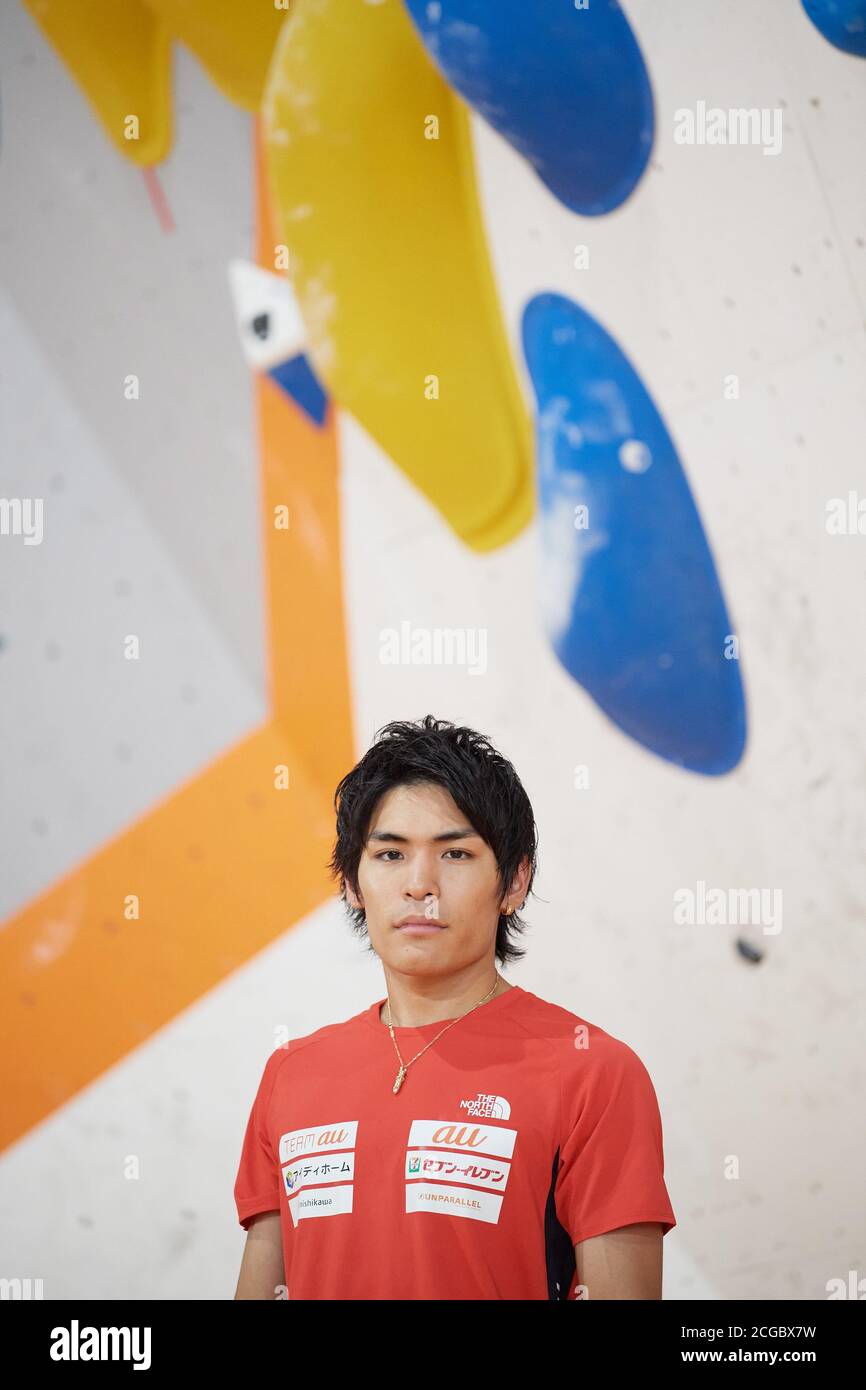 Ibaraki, Japan. 9th Sep, 2020. Japanese sport climber Tomoa Narasaki ...