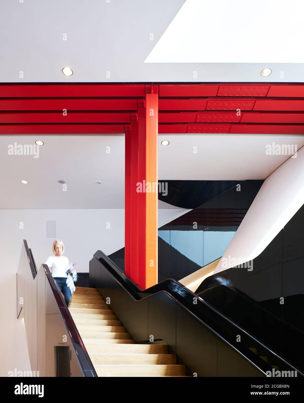 Interior view, staircase to gallery. Exhibition Road Quarter at the ...