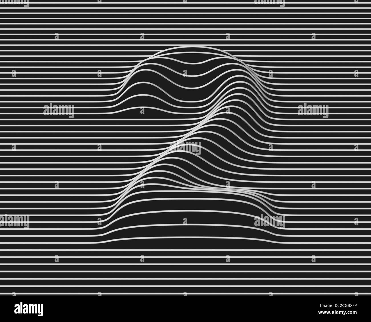 Three number character line Black and White Stock Photos & Images - Alamy