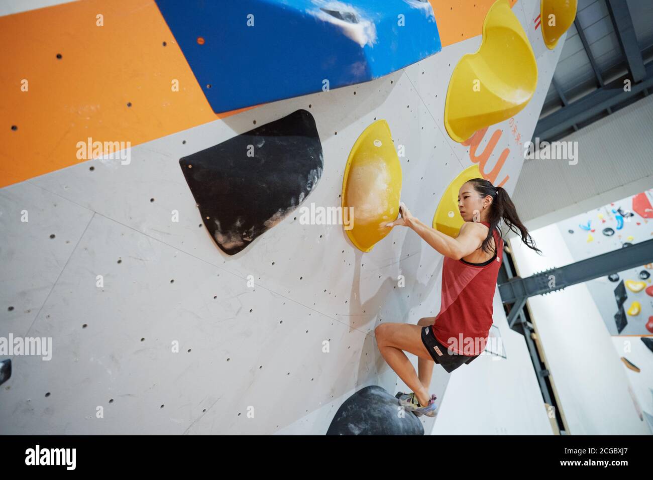 Ibaraki, Japan. 9th Sep, 2020. Japanese sport climber Akiyo Noguchi ...