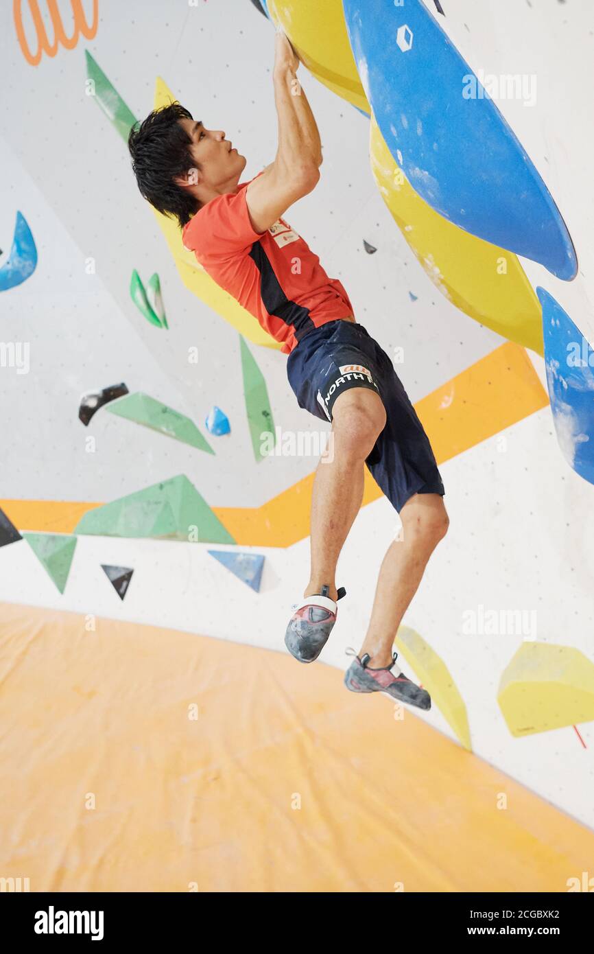 Ibaraki Japan 9th Sep 2020 Japanese Sport Climber Tomoa Narasaki Poses For A Special Photo