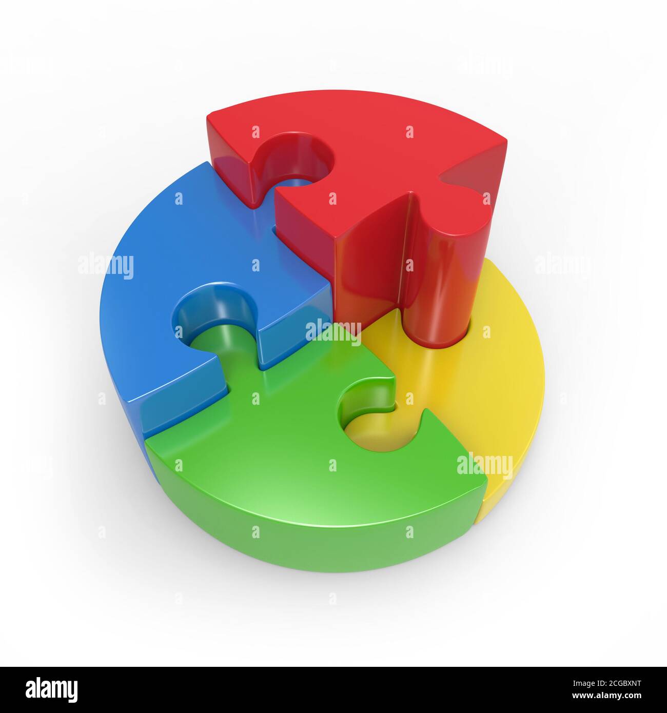 Four piece marketing puzzle hi-res stock photography and images - Alamy