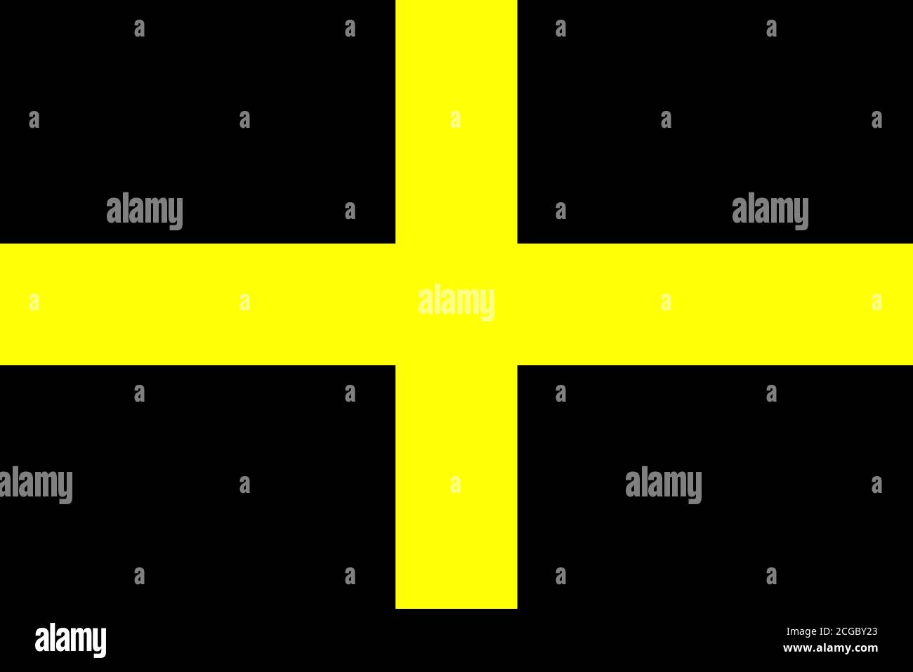 Flag of Saint David Stock Photo - Alamy