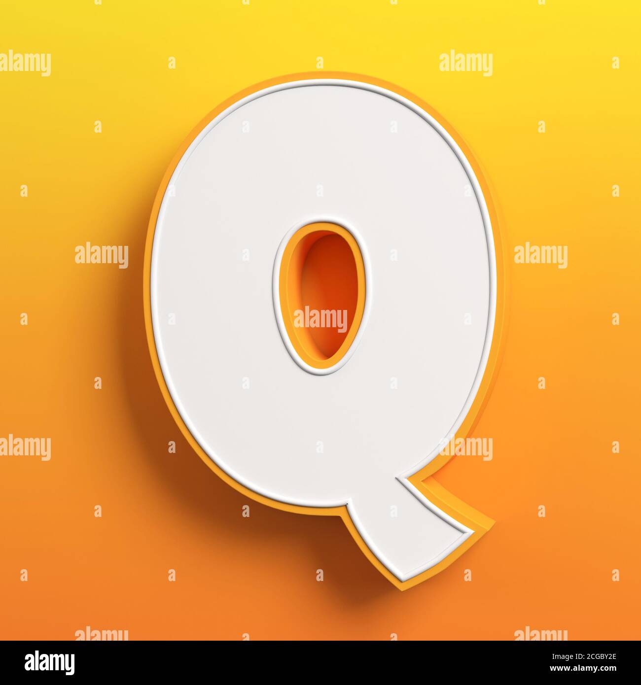 Cartoon letter q hi-res stock photography and images - Alamy
