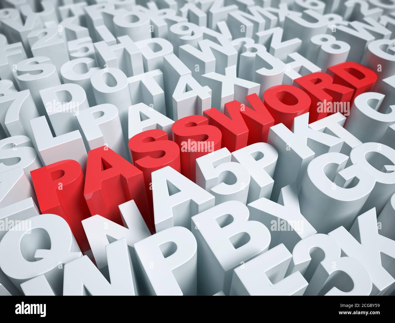 Password abstract background, 3d rendering Stock Photo - Alamy