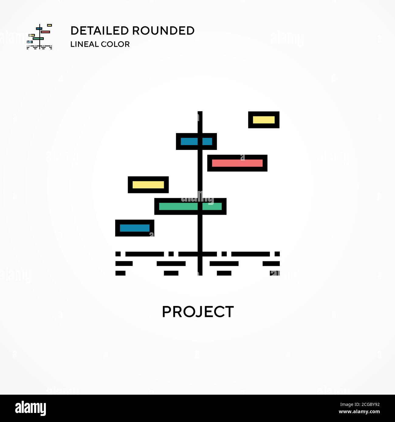 Project vector icon. Modern vector illustration concepts. Easy to edit ...