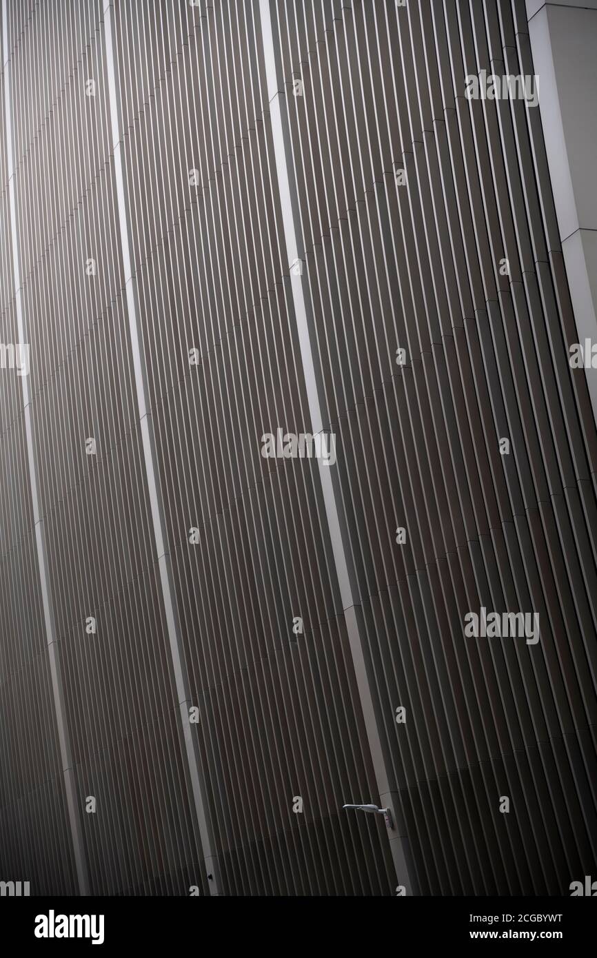 Detail of 70 St Mary Axe, office building in Central London designed by ...