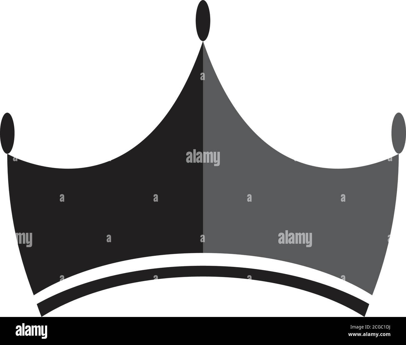 Crown Logo icon Template vector illustration Stock Vector Image & Art ...