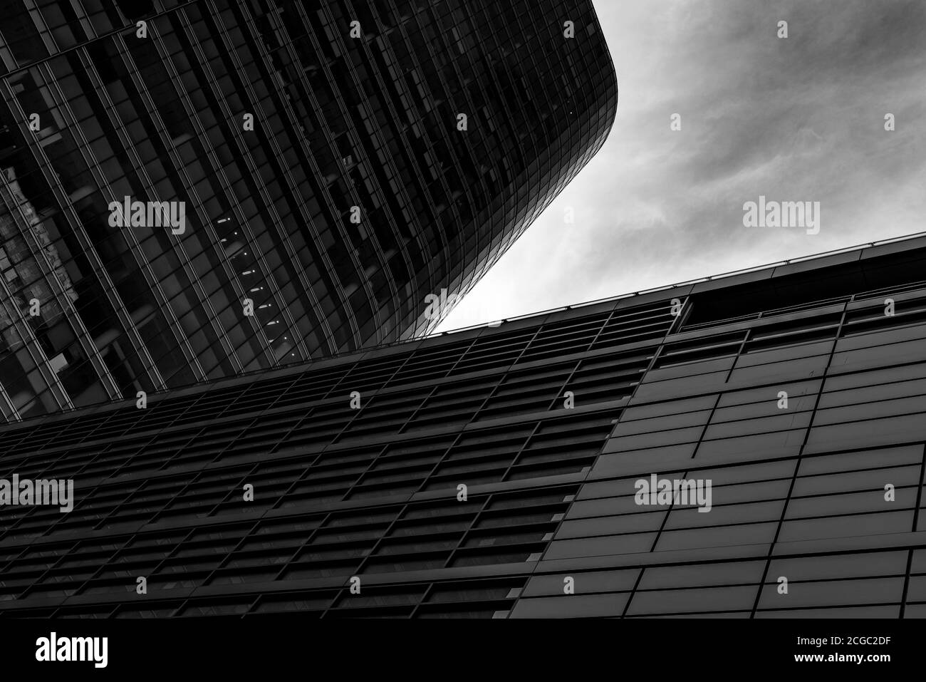 Exterior view of the Rondo 1 building Warsaw, Poland, built in 2003 ...