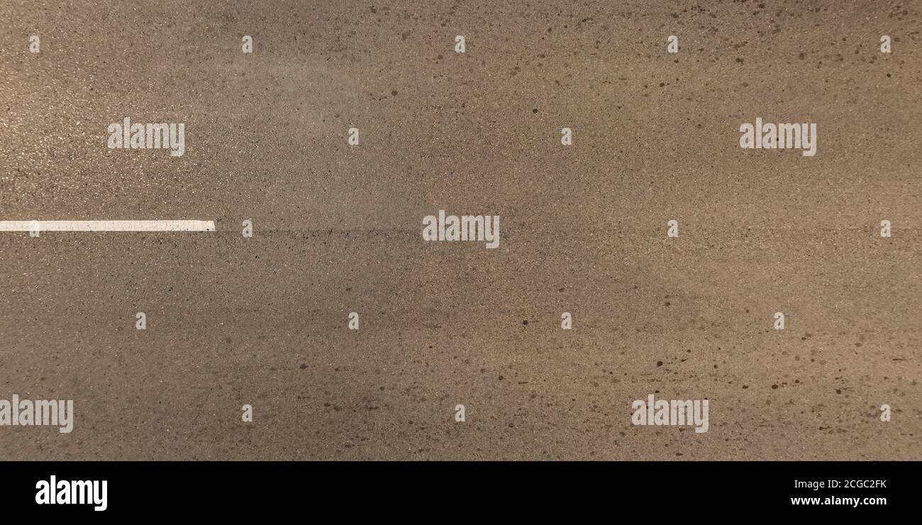 view from above on texture of old asphalt road Stock Photo - Alamy