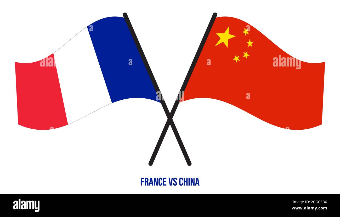 China vs france flags Stock Vector Images - Alamy
