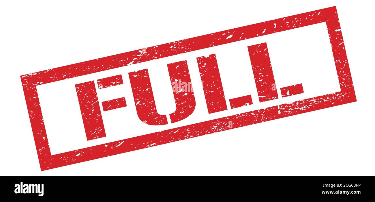 FULL red grungy rectangle stamp sign Stock Photo - Alamy